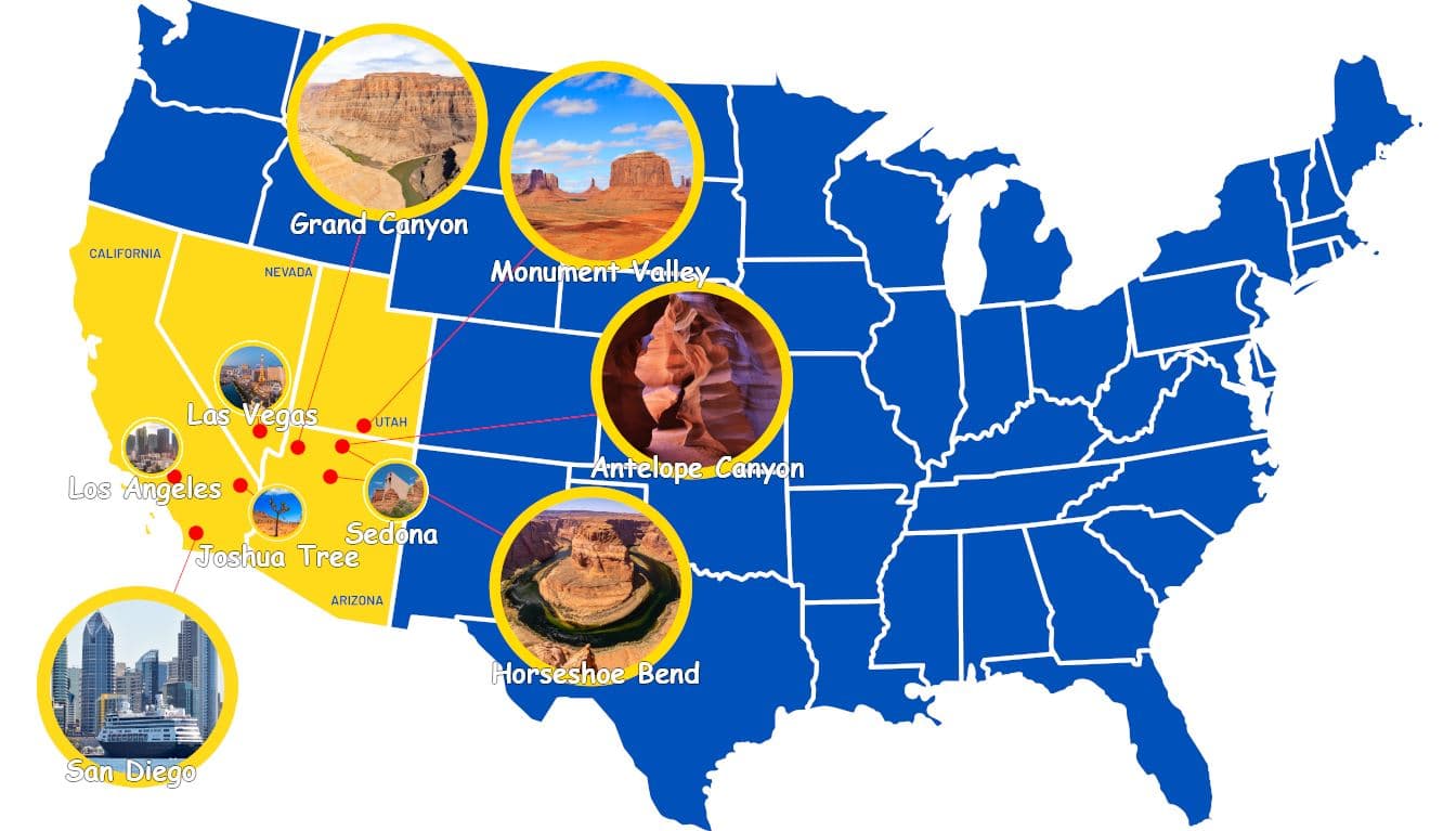 Ruta 66 Costa Oeste en 12 días. Itinerario y ruta por libre 🌵